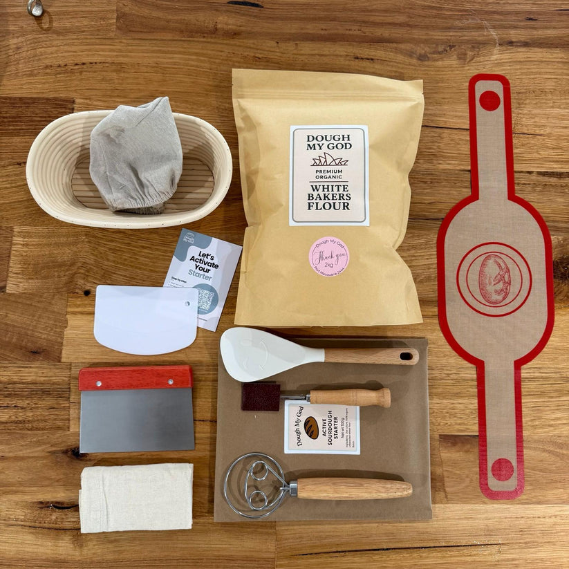 Organic Sourdough Bread Kit with Live Starter – Dough My God